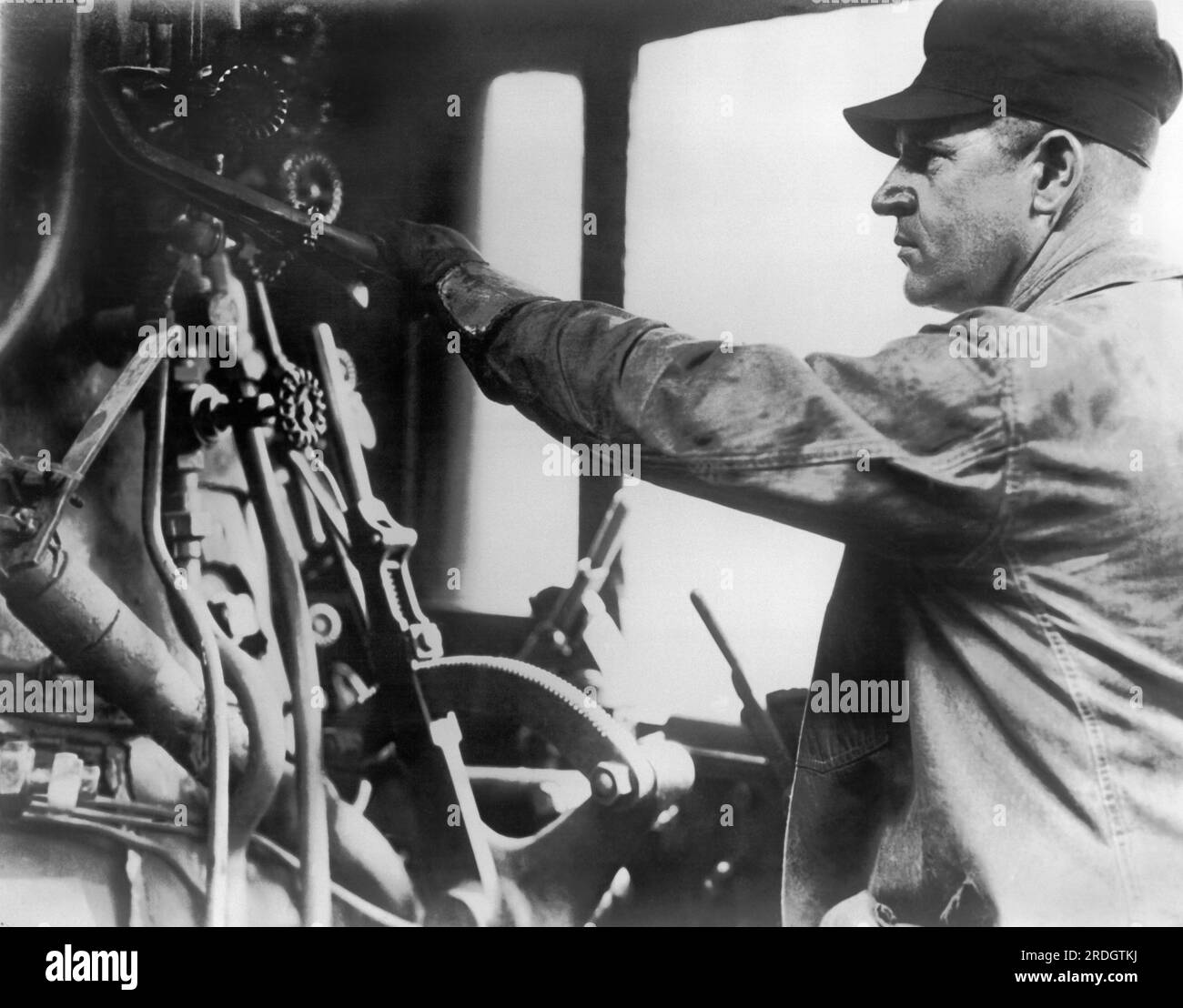 Train engineer cap hi-res stock photography and images - Alamy