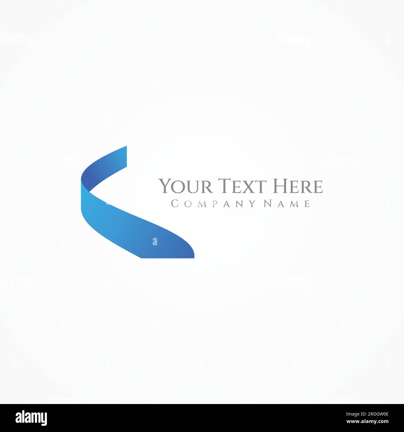 Abstract logo in swoosh style with modern colors.Logo can be used for ...