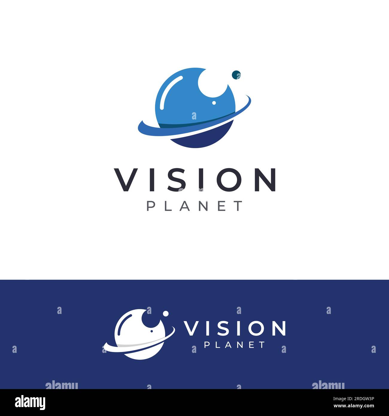 Modern colorful abstract Logo vision, digital vision, optical vision ...