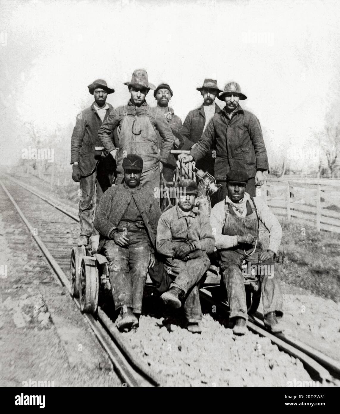 Gallatin, Tennessee: c. 1895 A portrait of a racially mixed group of ...