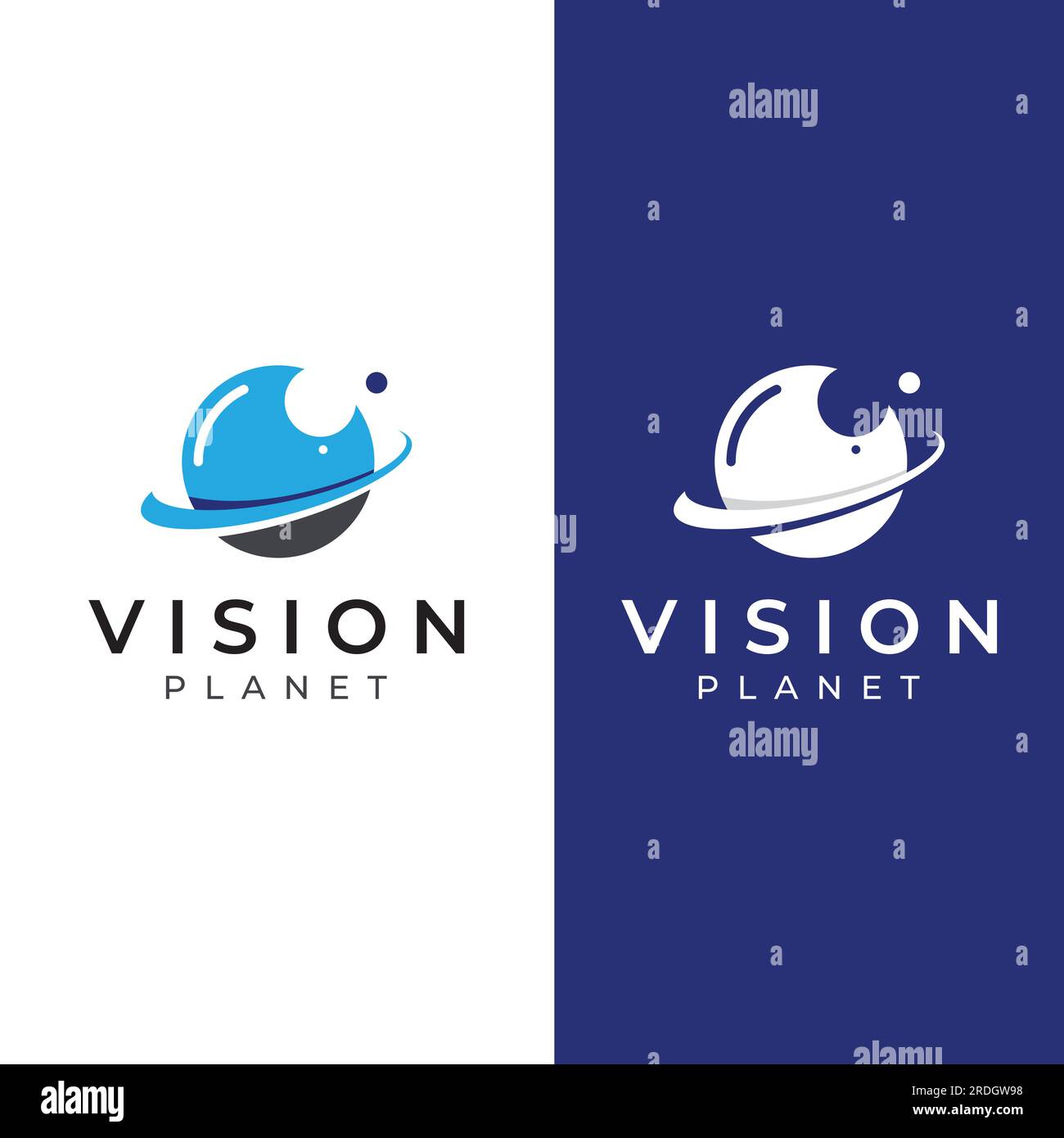 Modern colorful abstract Logo vision, digital vision, optical vision ...