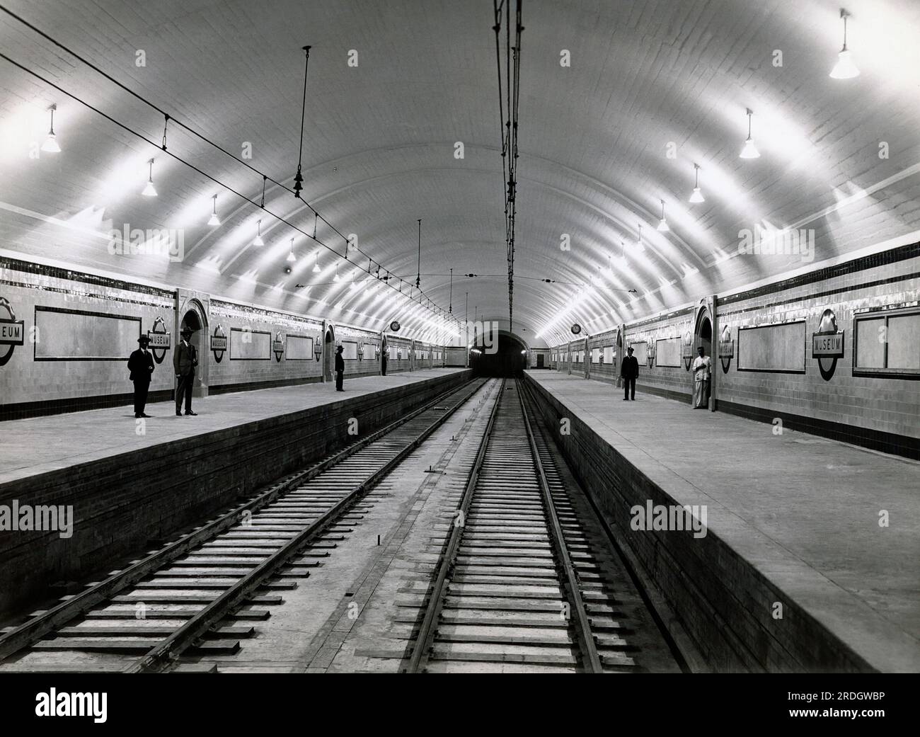 Sydney, Australia: 1932 The "Museum" subway station in Sydney with the ...