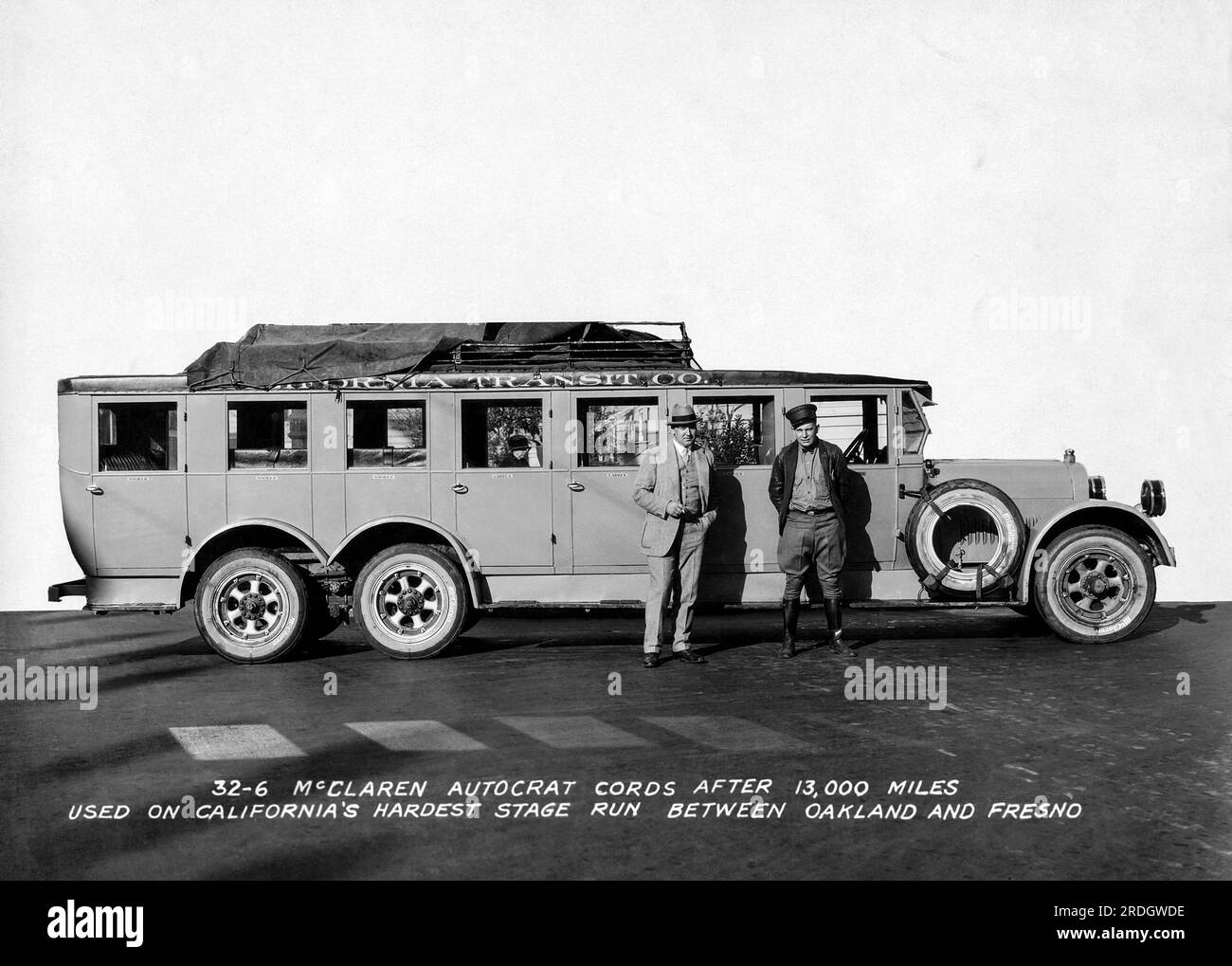 California: c. 1922 A promotional piece for McClaren Autocrat Cord ...
