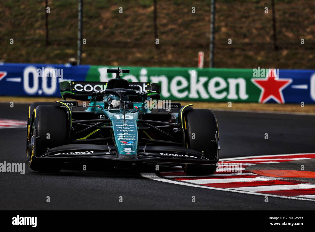 Budapest, Hungary. 21st July, 2023. Lance Stroll (CDN) Aston Martin F1 ...