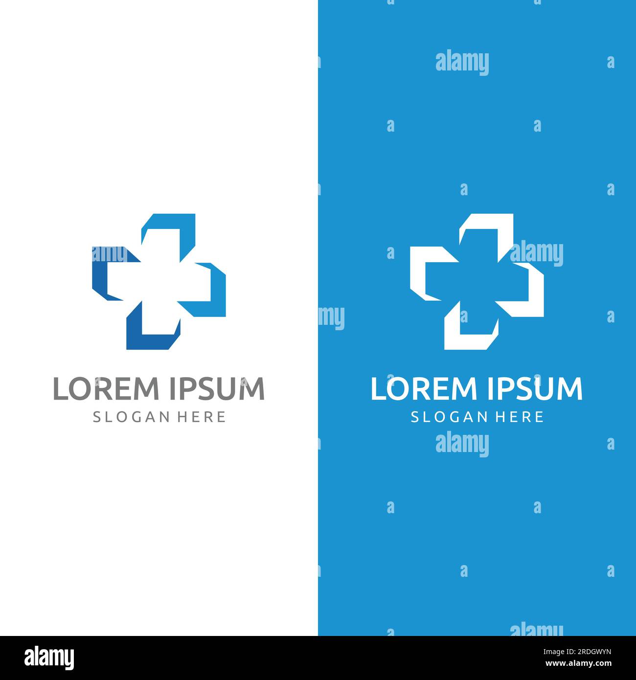 Medical sign logo using a simple and modern plus sign, a logo for ...