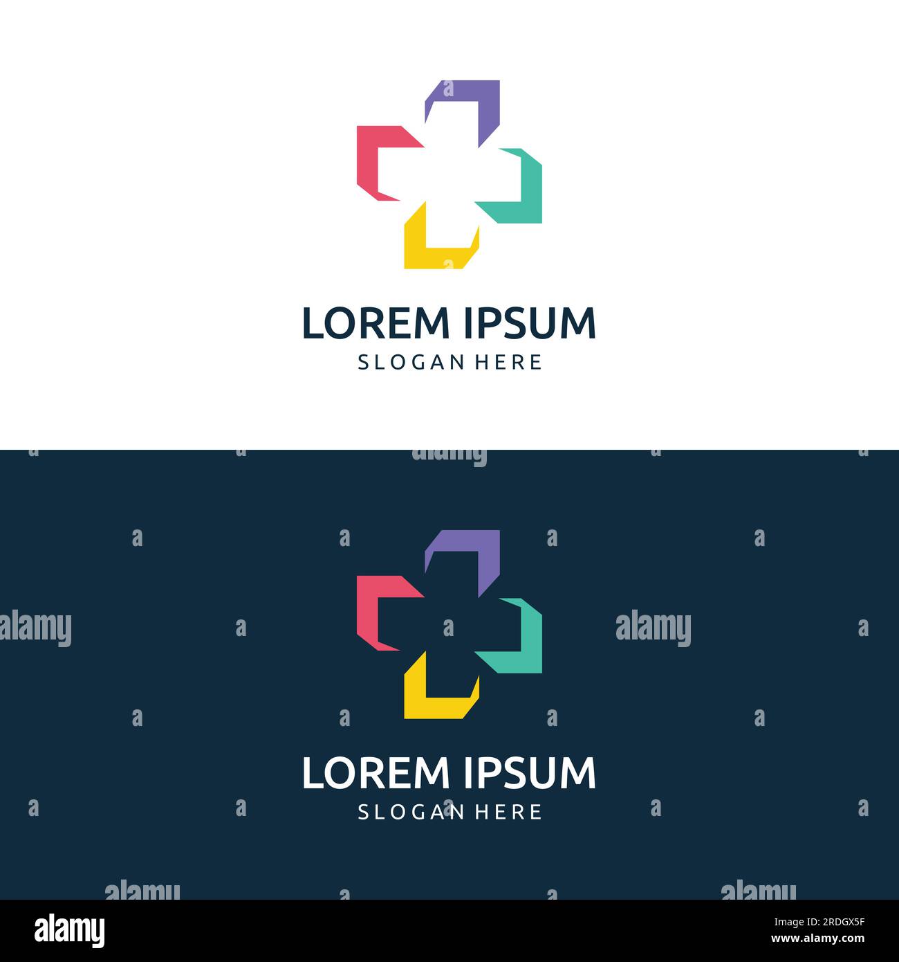 Medical sign logo using a simple and modern plus sign, a logo for ...