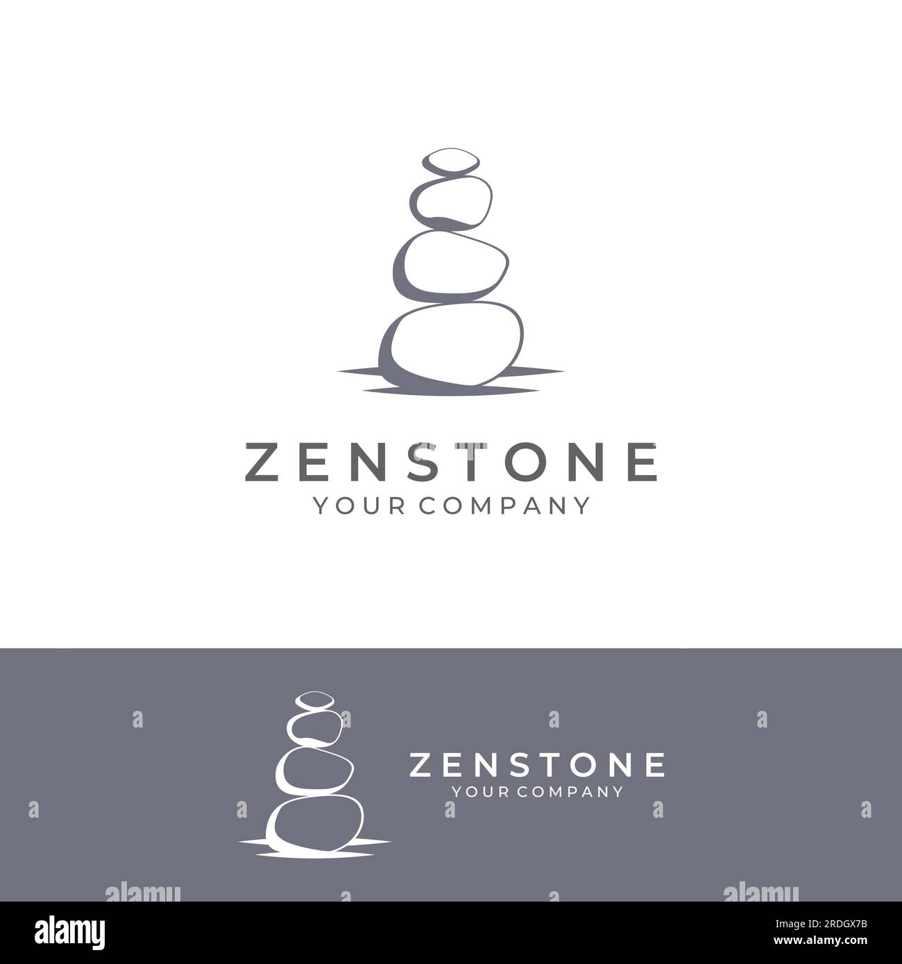 Peace harmony stacked zen Stock Vector Images - Alamy