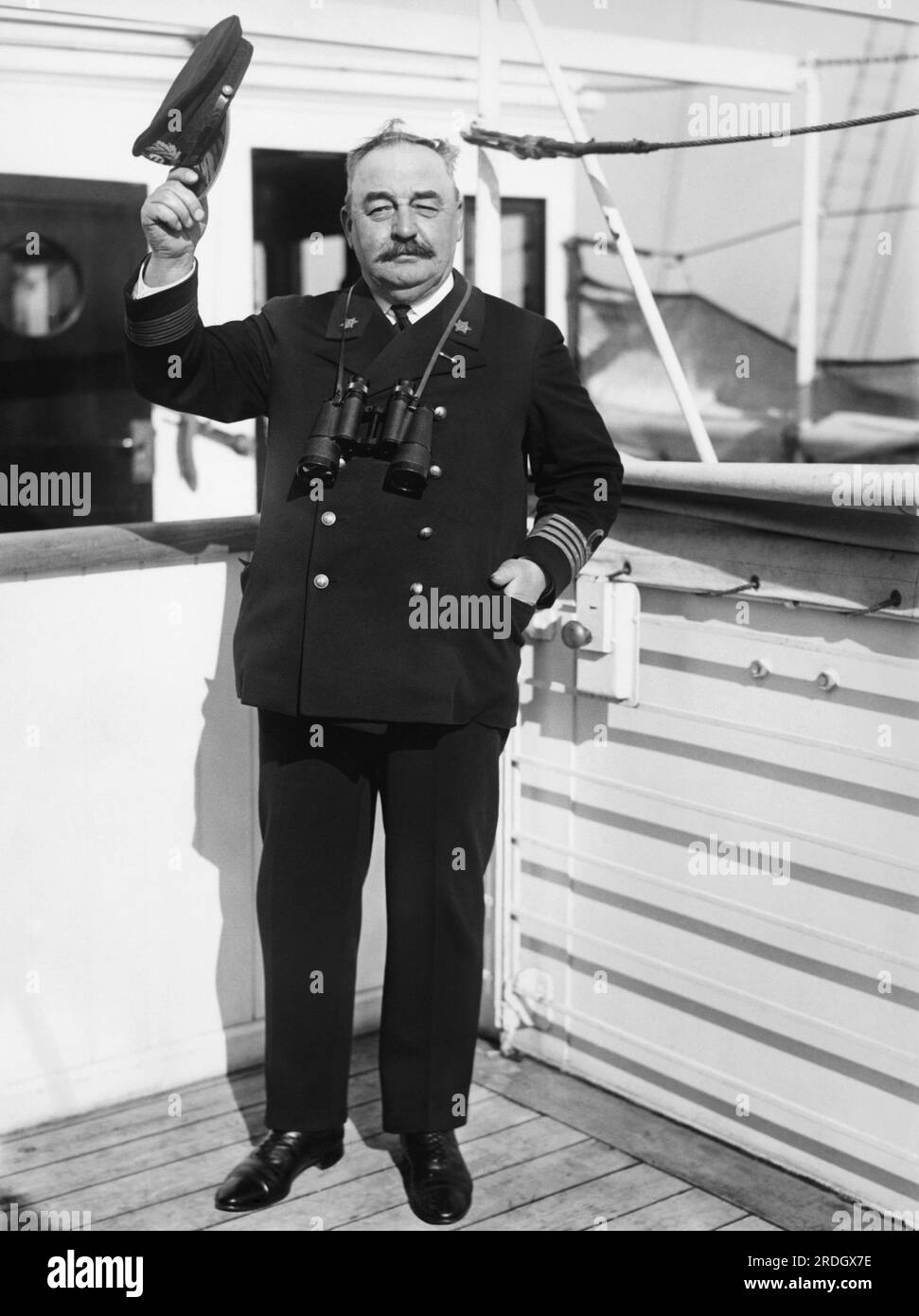 New York, New York c. 1929 The Commodore of the Holland American Line ...