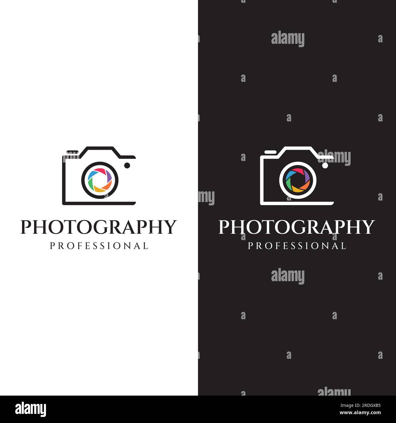 Photography camera logo, lens camera shutter, digital, line ...