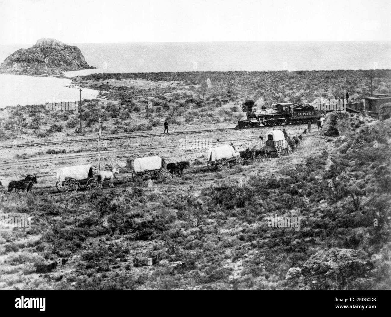 Transcontinental railroad america hi-res stock photography and images ...