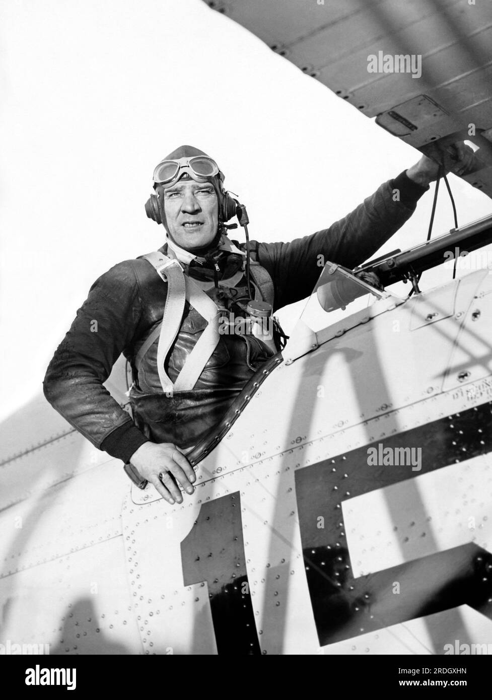 Miami, Florida: January 15, 1934 Noted airman Frank Hawks in the ...