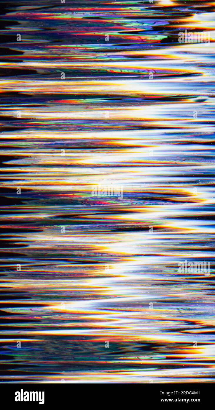 Interference vibration glitch noise signal error Stock Photo - Alamy