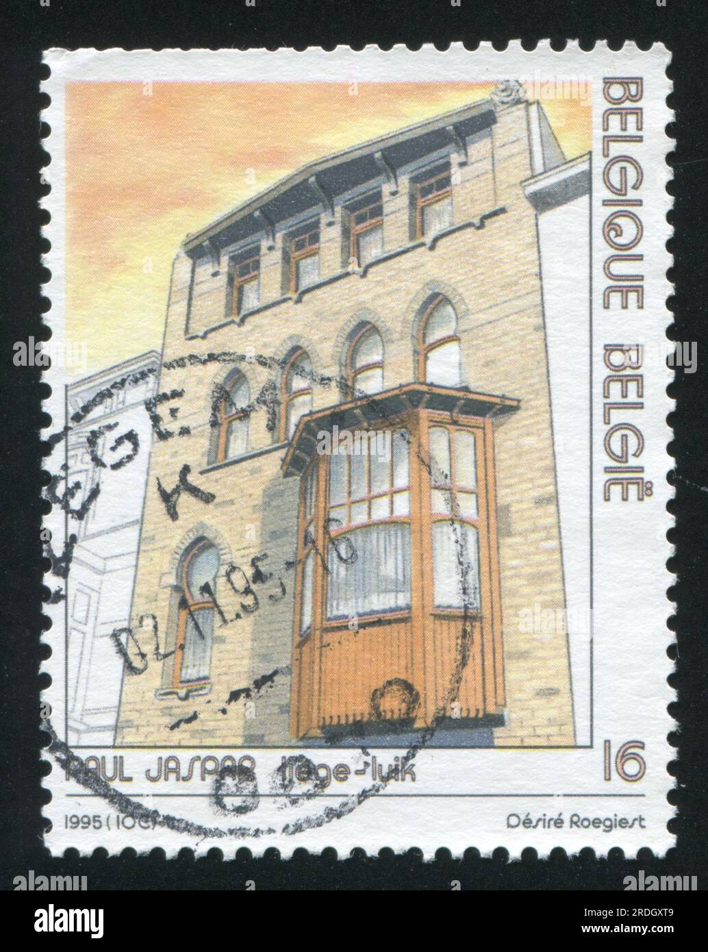 RUSSIA KALININGRAD, 26 OCTOBER 2015: stamp printed by Belgium, shows ...