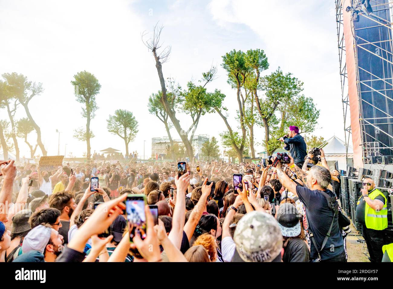 Bellaria Igea Marina, Italy. 01st June, 2023. Zebrahead in concert at ...