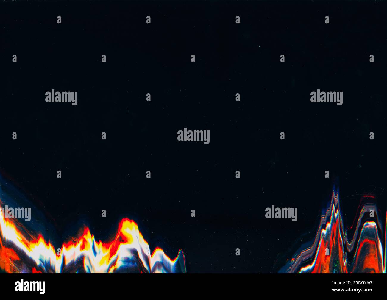 Damaged screen glitch overlay flare effect digital Stock Photo - Alamy