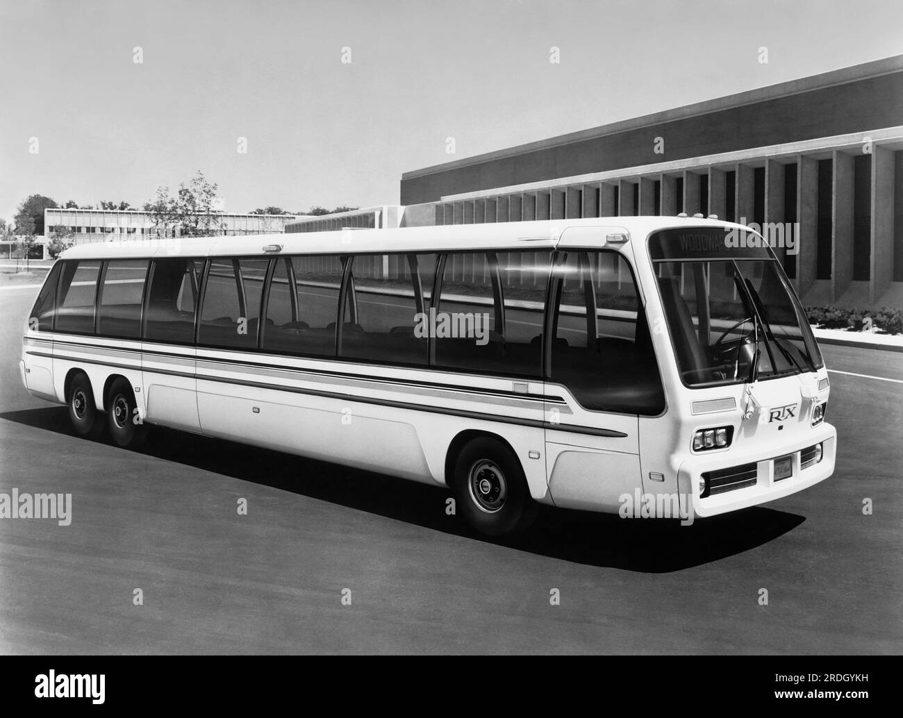 Detroit, Michigan: 1969 General Motors innovative prototype bus named ...