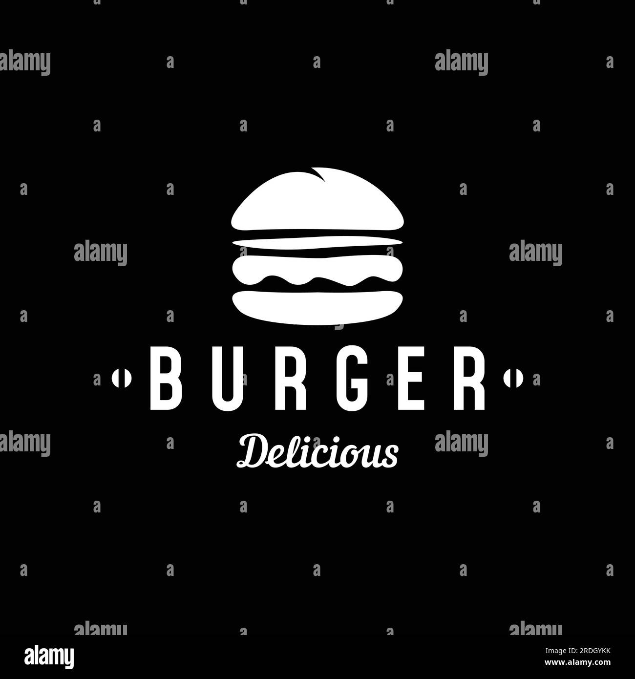 Burger logo,restaurant emblem,cafe,burger label and factory.Fast food ...