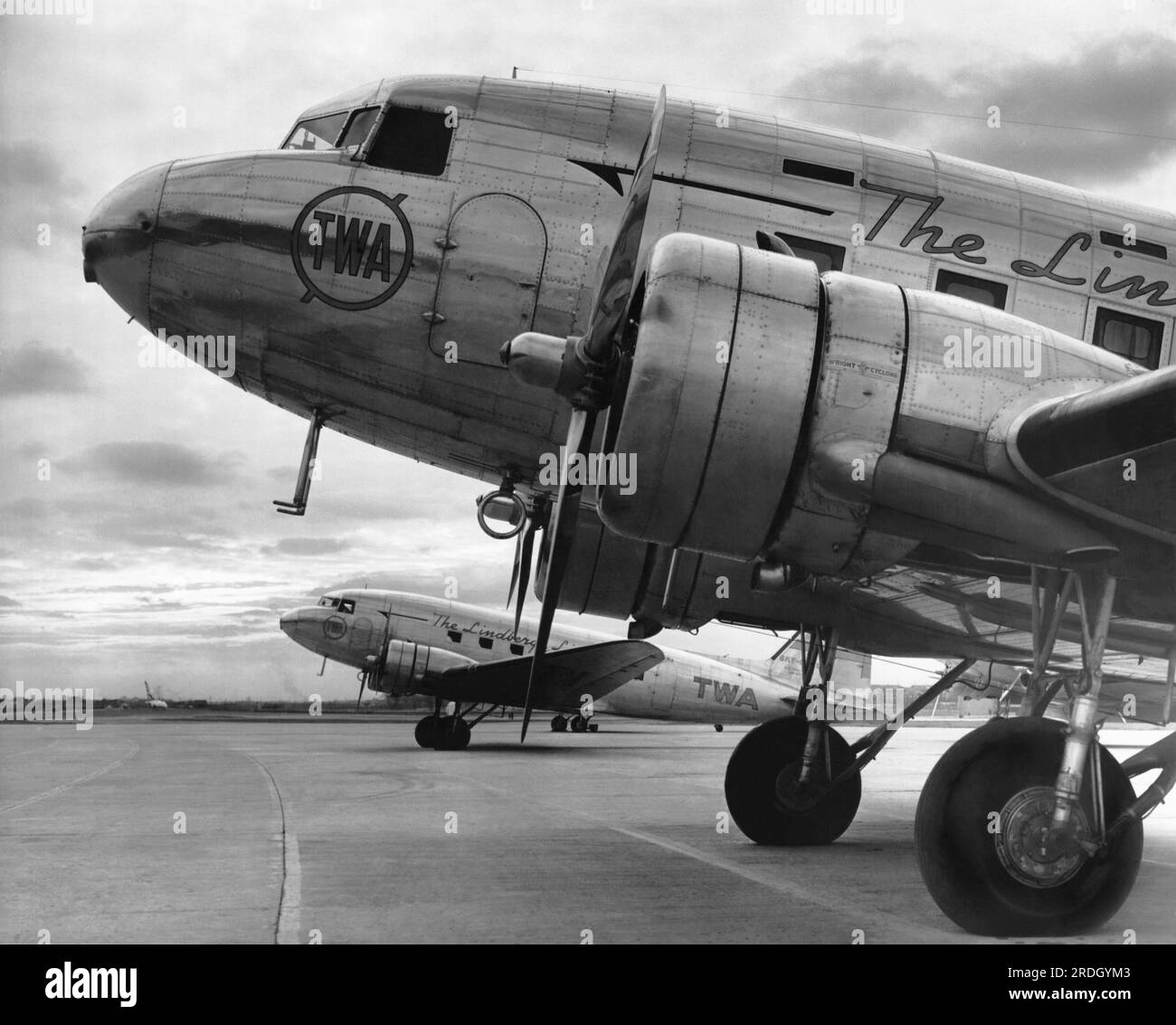 New York, New York: 1937 TWA's DC-3B at the North Beach Airport, now ...