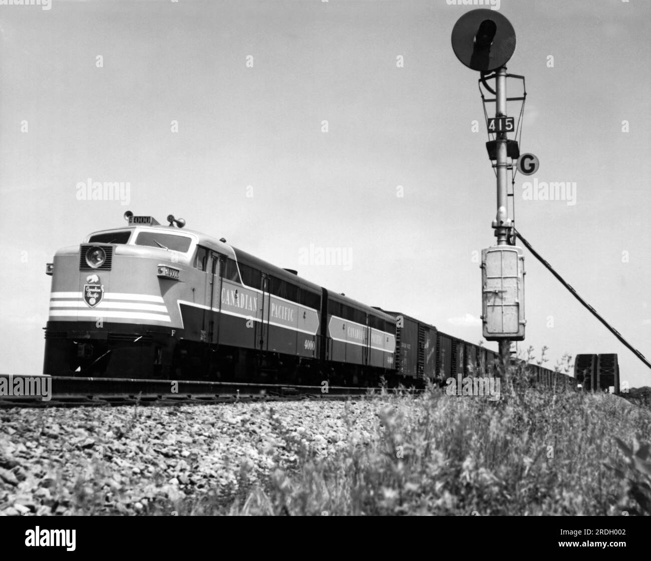 Canadian pacific railway Black and White Stock Photos & Images - Alamy