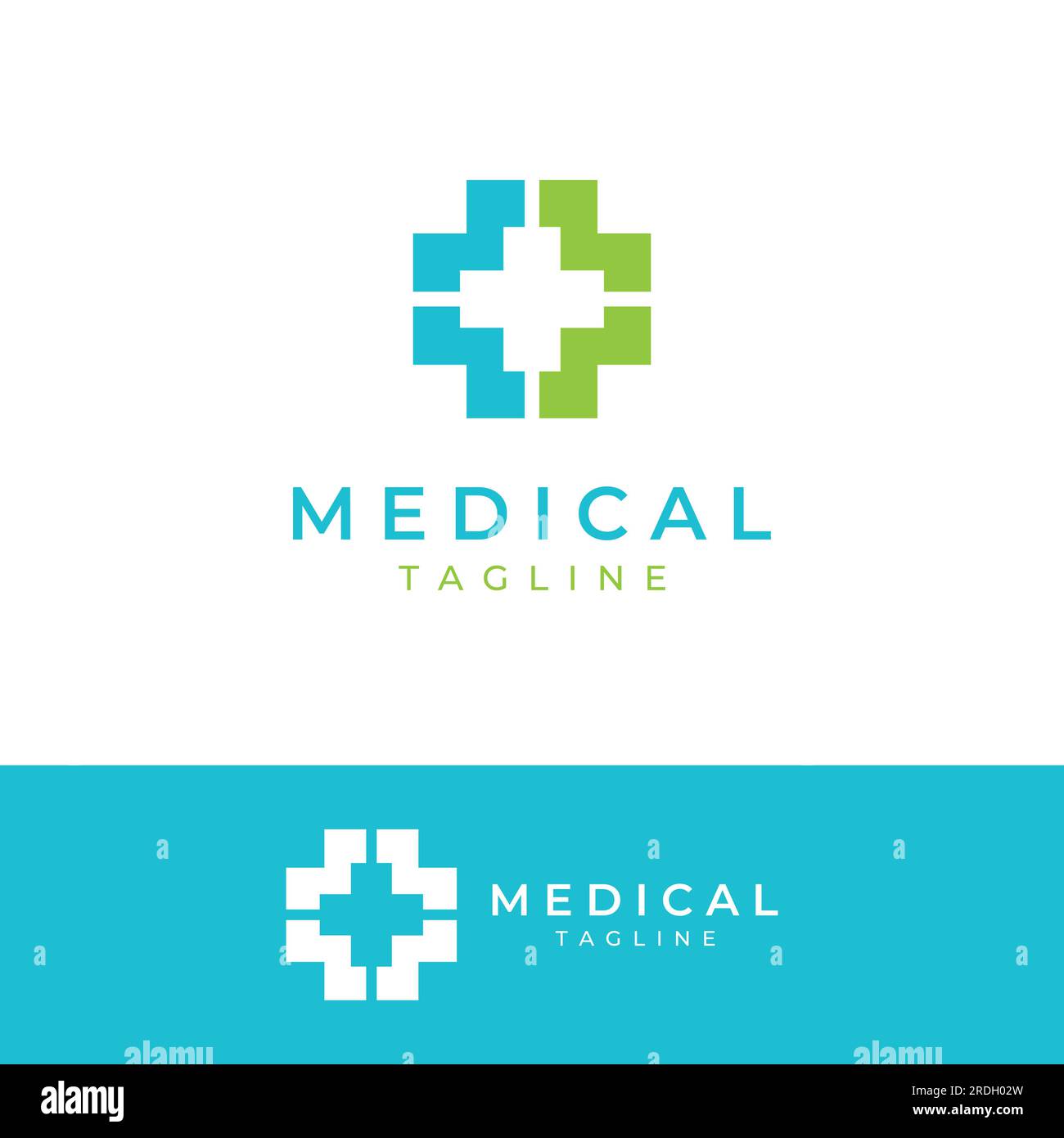 Medical sign logo using a simple and modern plus sign, a logo for ...