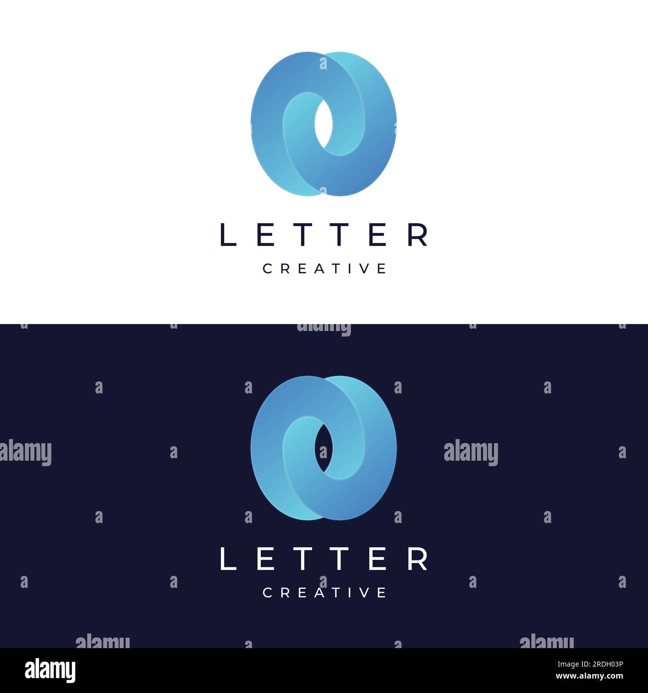 Abstract logo elements Initial letter O.Symbol of minimalist and modern ...