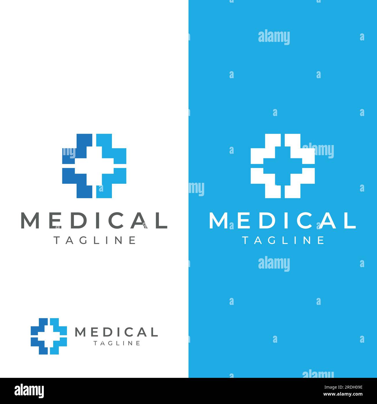 Medical sign logo using a simple and modern plus sign, a logo for ...