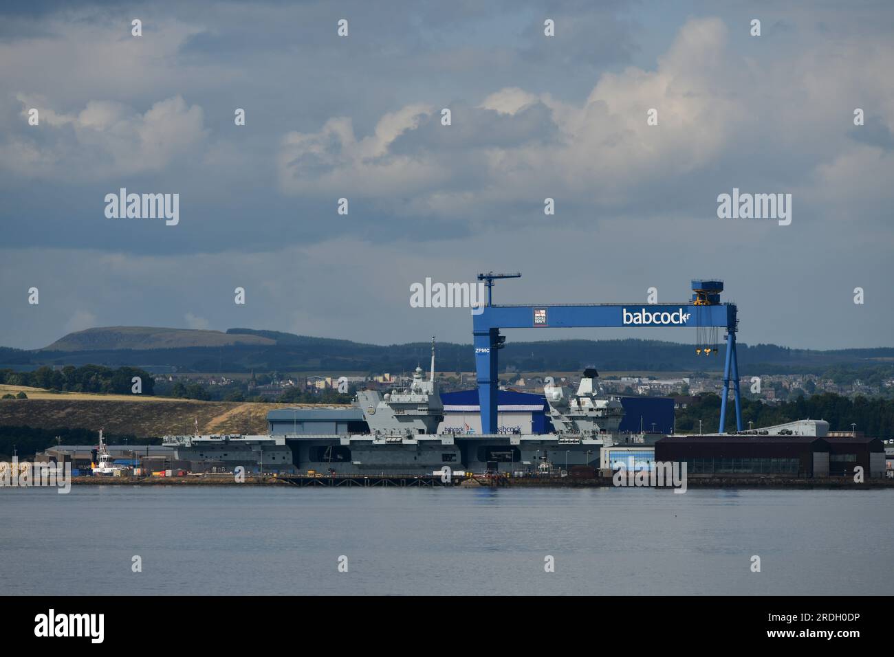 Edinburgh Scotland, UK 21 July 2023. HMS Prince of Wales aircraft ...