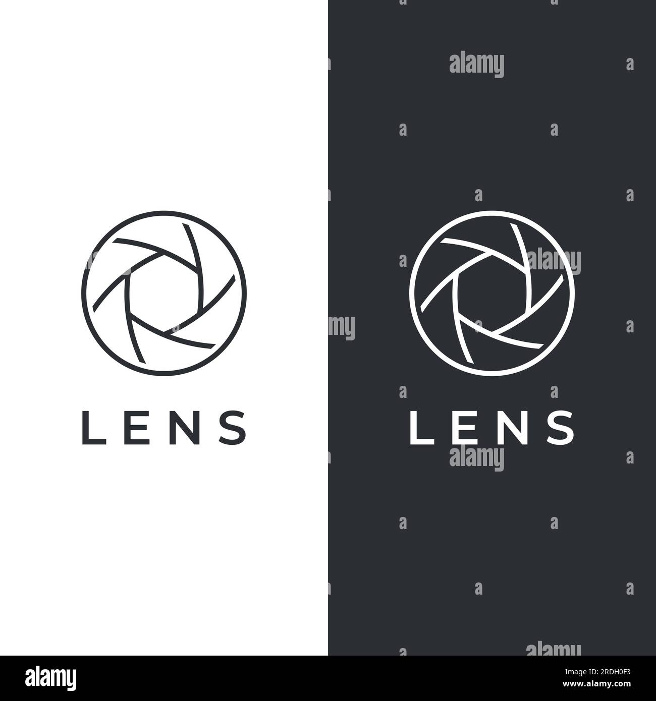 Photography camera logo, lens camera shutter, digital, line ...