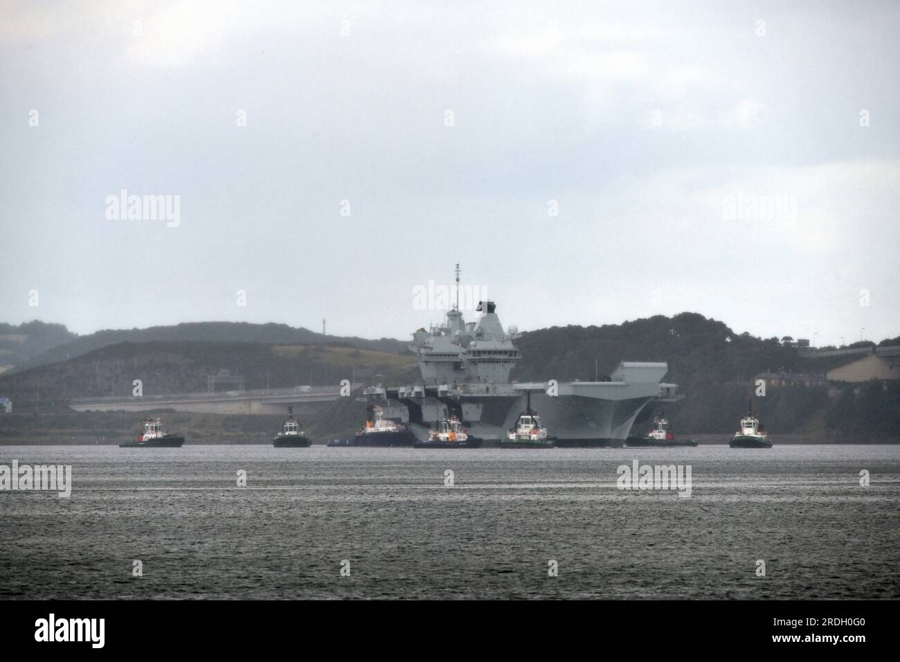 Edinburgh Scotland, UK 21 July 2023. HMS Prince of Wales aircraft ...