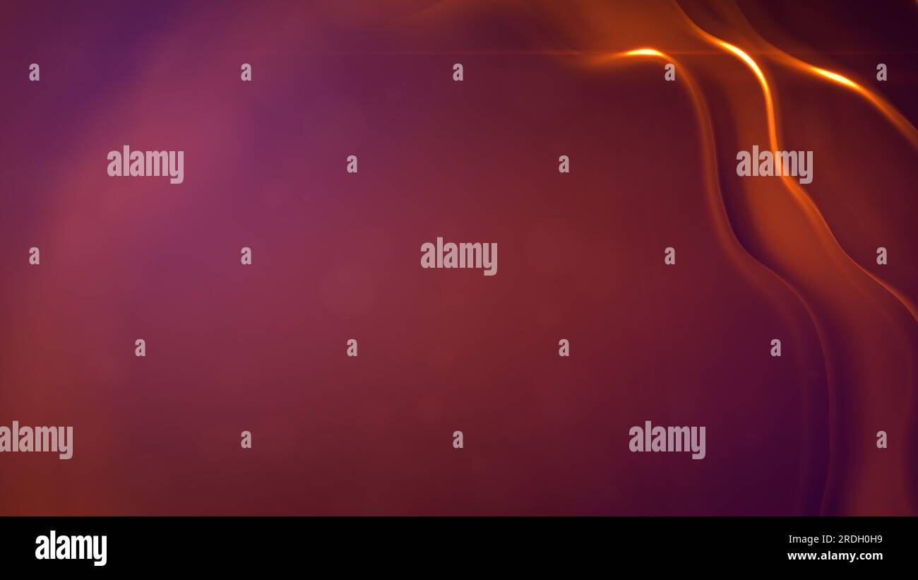 orange ghostly misty twinkling volumetric forms - abstract 3D rendering ...