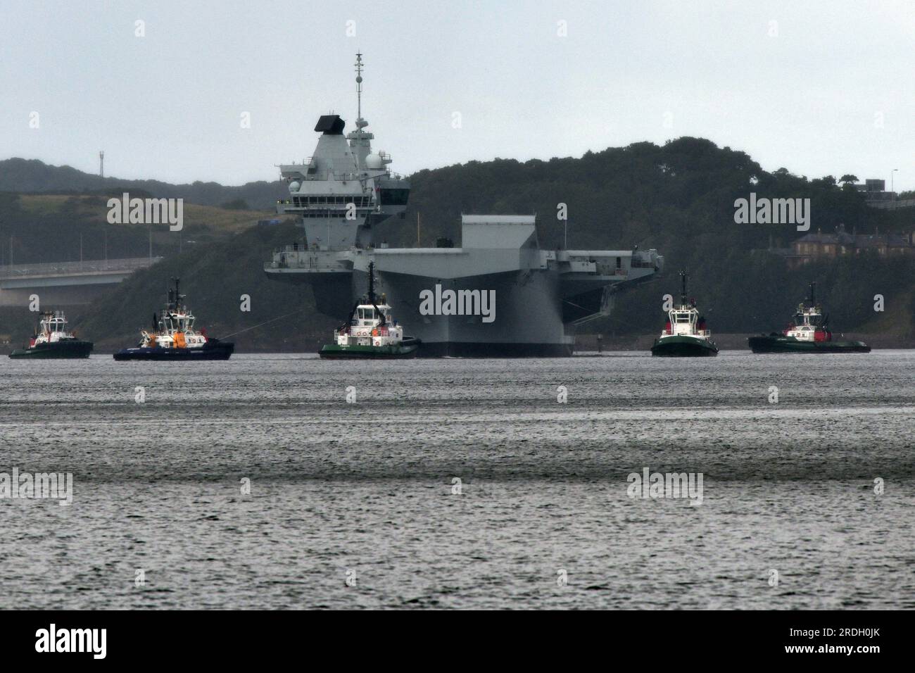 Edinburgh Scotland, UK 21 July 2023. HMS Prince of Wales aircraft ...