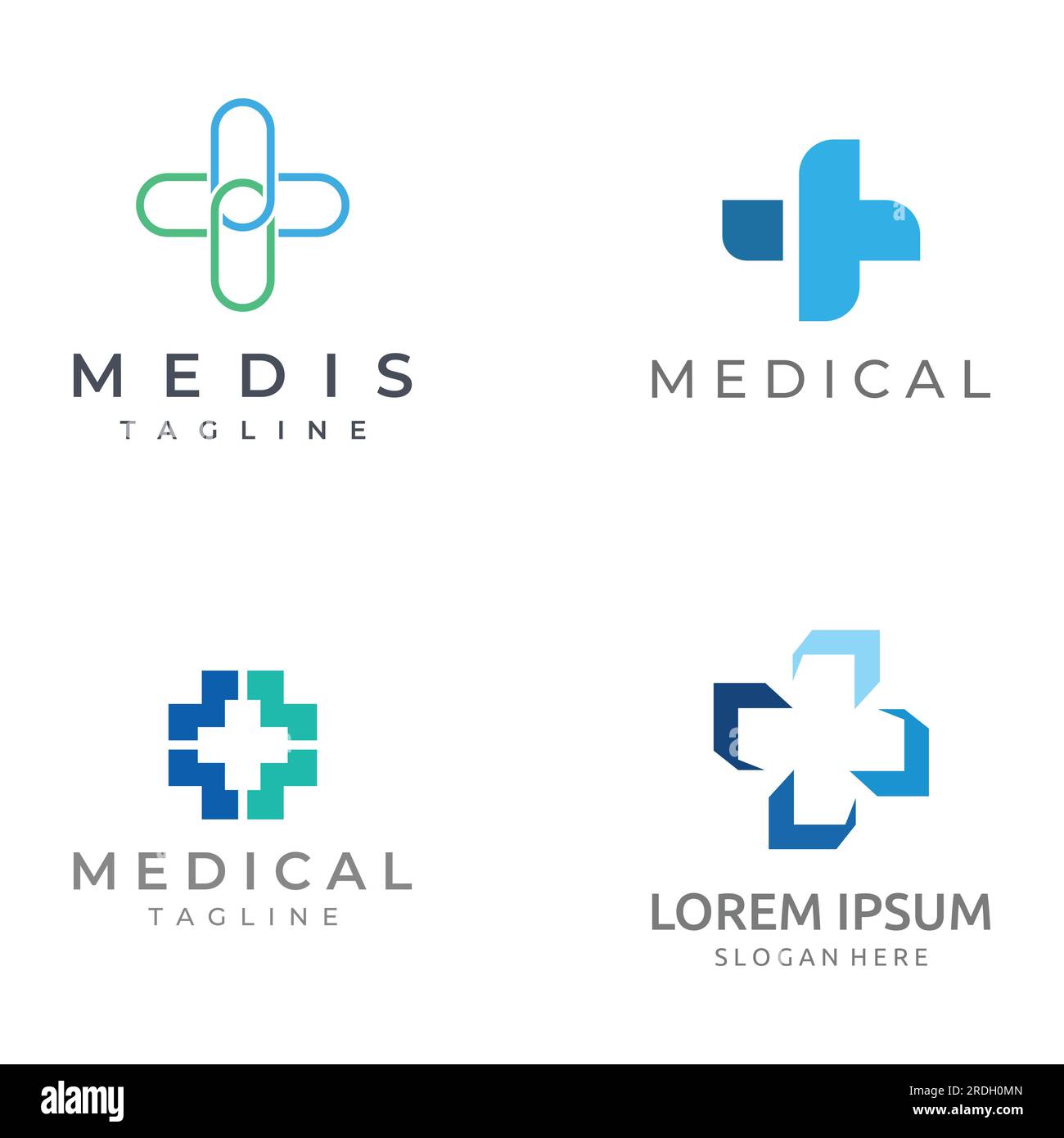 Medical sign logo using a simple and modern plus sign, a logo for ...