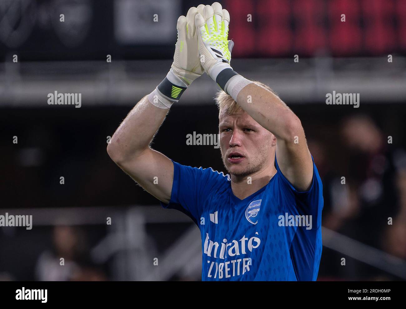 Arsenal Goalkeeper Aaron Ramsdale 1 Hi Res Stock Photography And Images