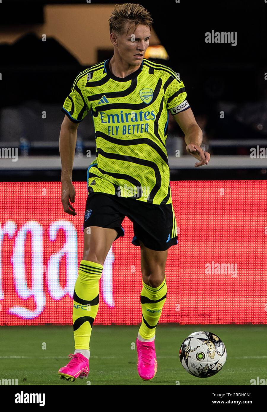 Arsenal Midfielder Martin Odegaard 8 Playing In The 2023 Mls All Star
