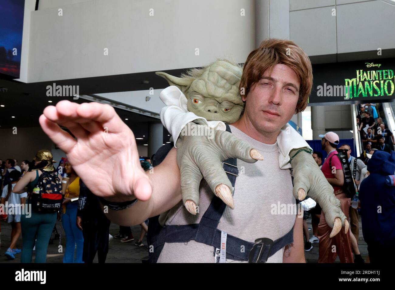 Jon Toft, of San Diego, dressed as Luke Skywalker from "Star Wars ...
