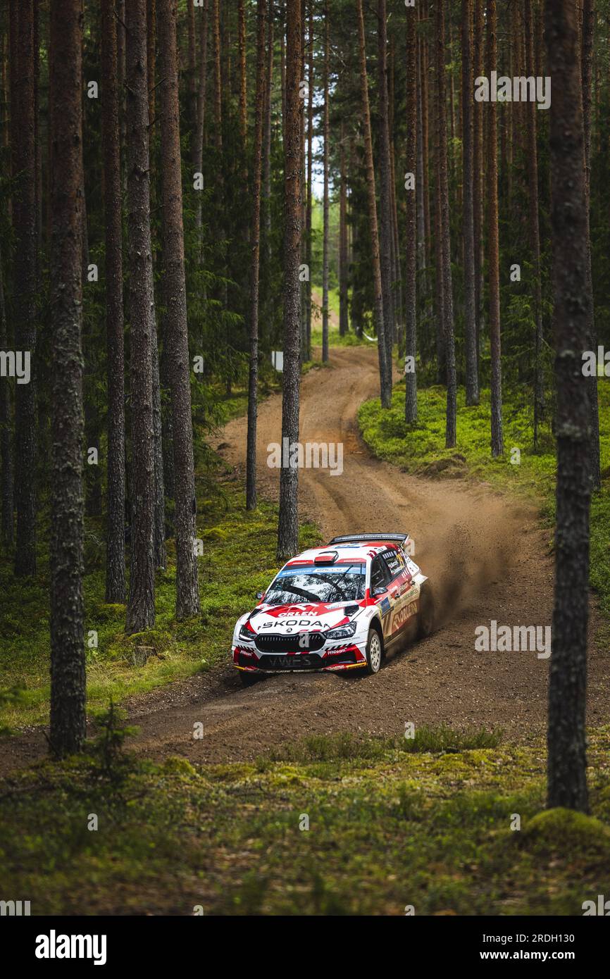 29 Miko MARCZYK (POL), Szymon GOSPODARCZYK (POL), SKODA FABIA RS, RC2, Rally2, action during the ...