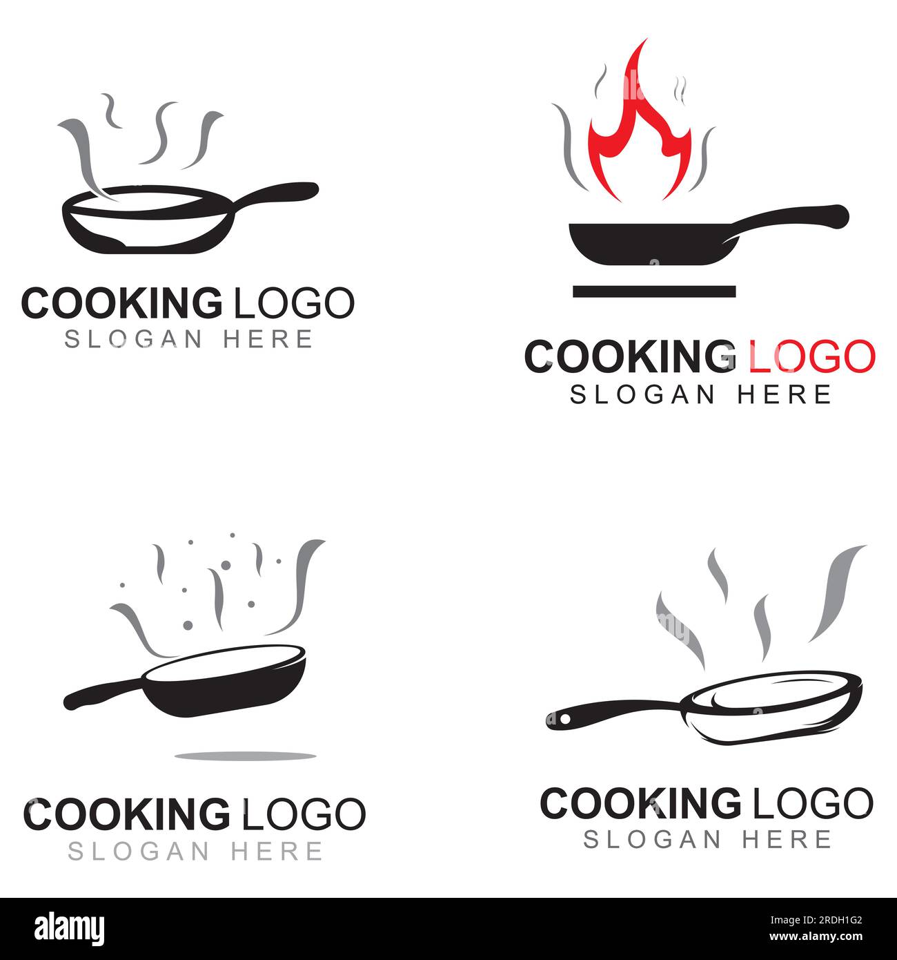 Logos for cooking utensils, cooking pots, spatulas and cooking spoons ...