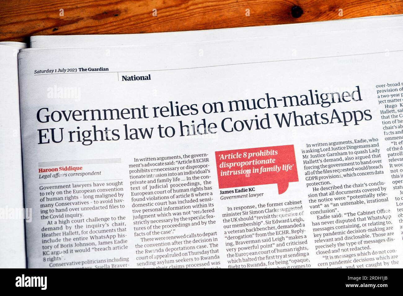 British 'Government relies on much-maligned EU rights law to hide Covid ...