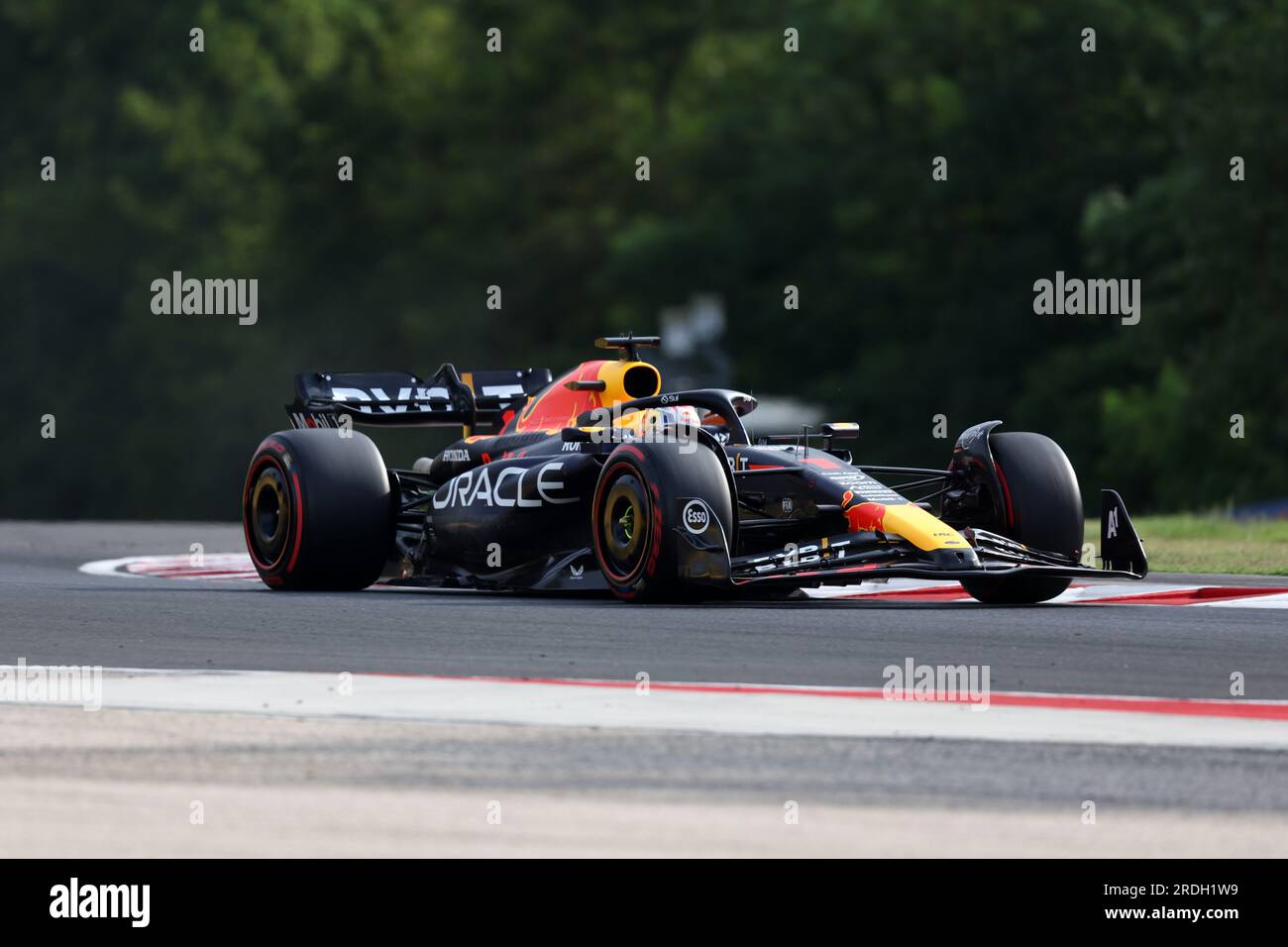 Mogyorod, Hungary. 21st July, 2023. Max Verstappen of Red Bull Racing ...