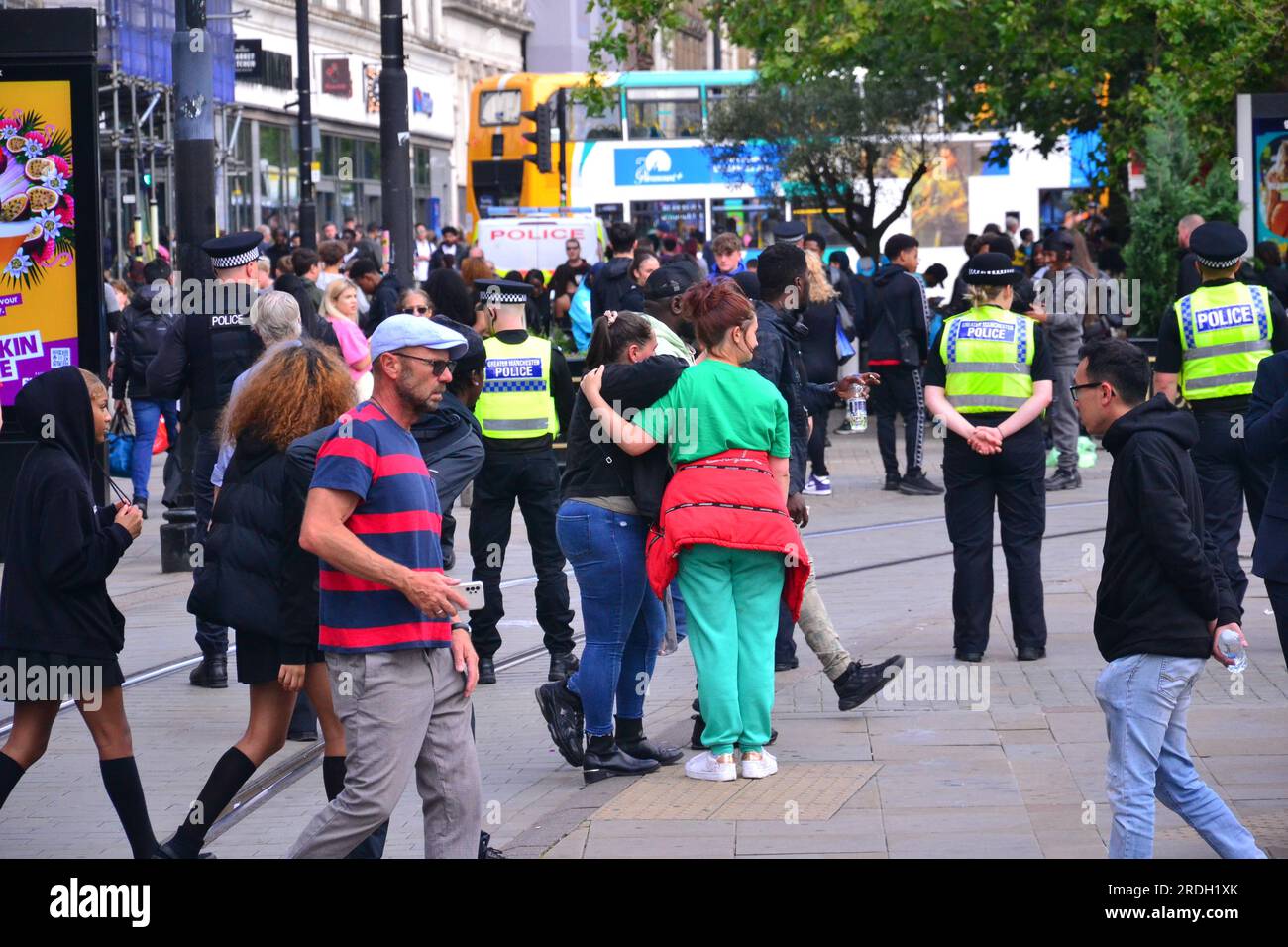 Market street metrolink tram stop hi-res stock photography and images ...