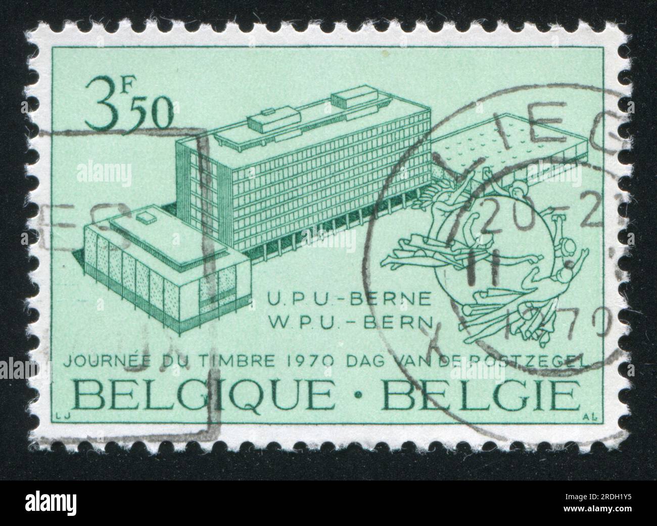 RUSSIA KALININGRAD, 19 OCTOBER 2015: stamp printed by Belgium, shows ...