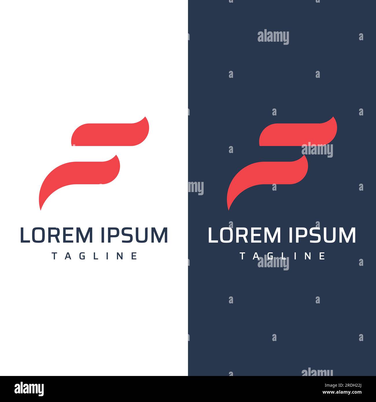Modern f logo hi-res stock photography and images - Alamy