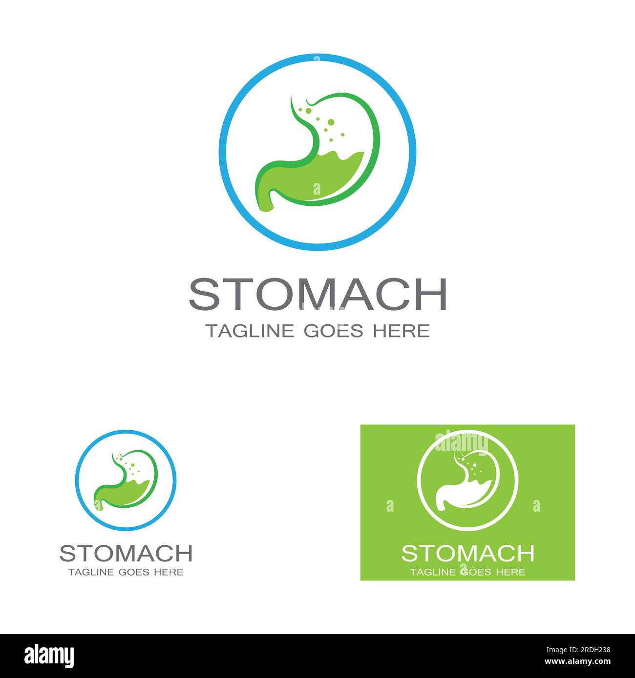 stomach health and stomach care logo design Stock Vector Image & Art ...