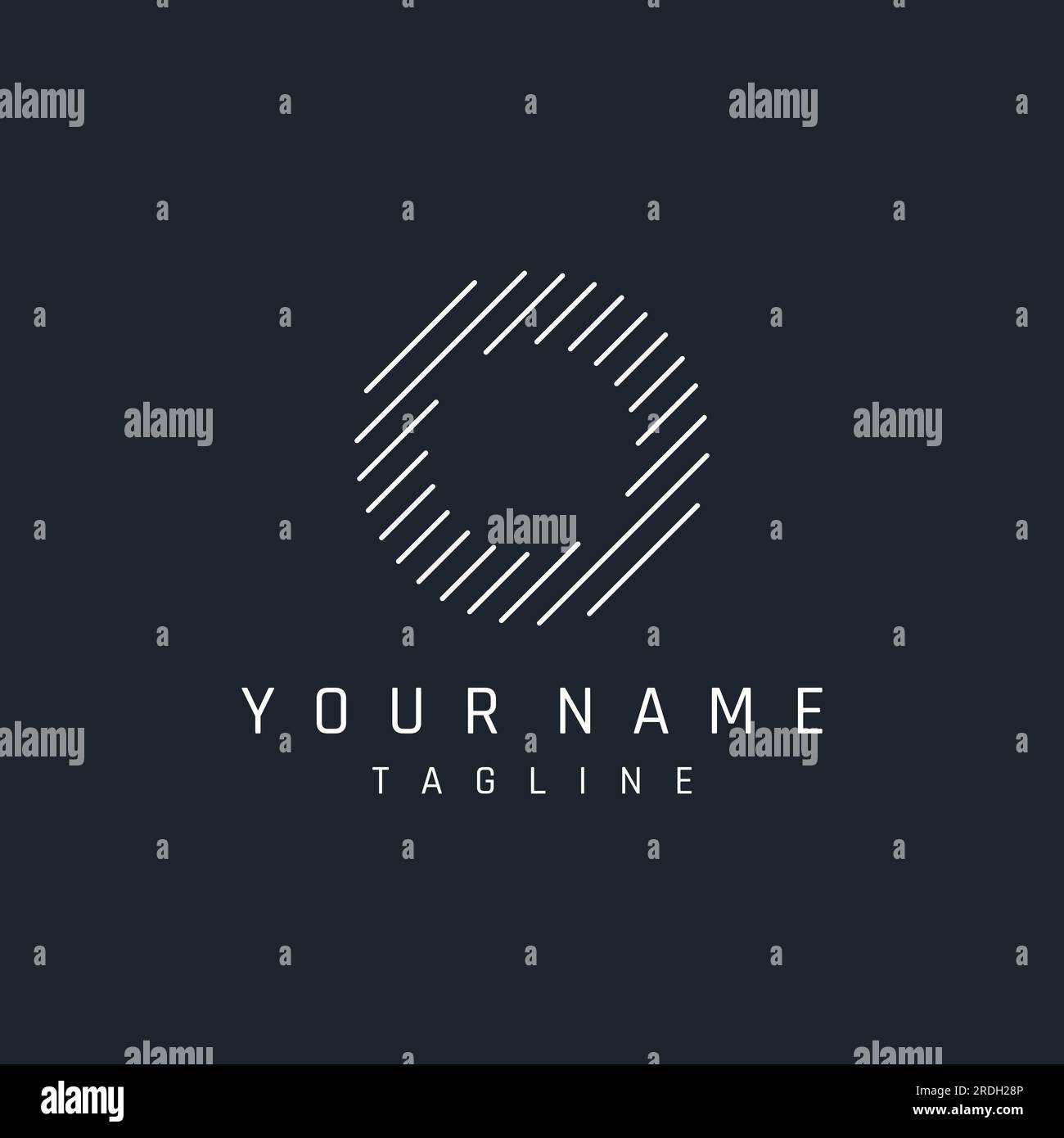 Abstract logo elements Initial letter O.Symbol of minimalist and modern ...