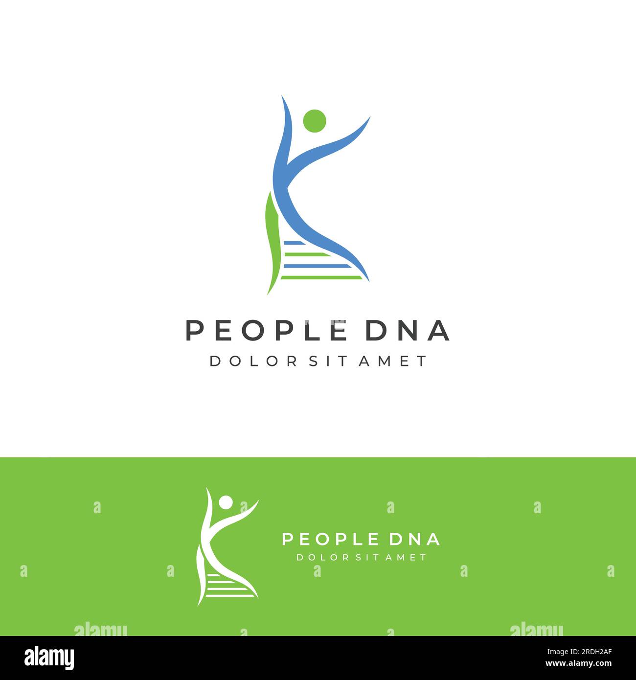 DNA element logo. Bio tech, DNA people, bio DNA, spiral DNA. Logo can ...
