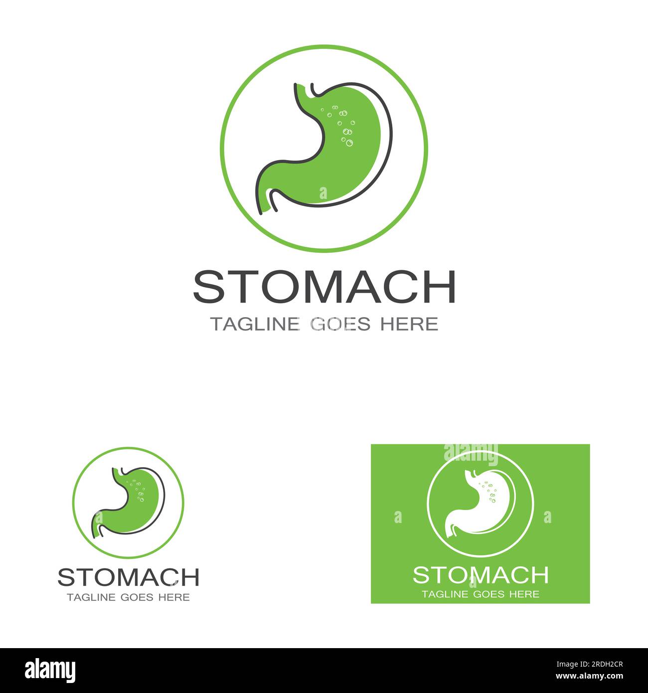 stomach health and stomach care logo design Stock Vector Image & Art ...