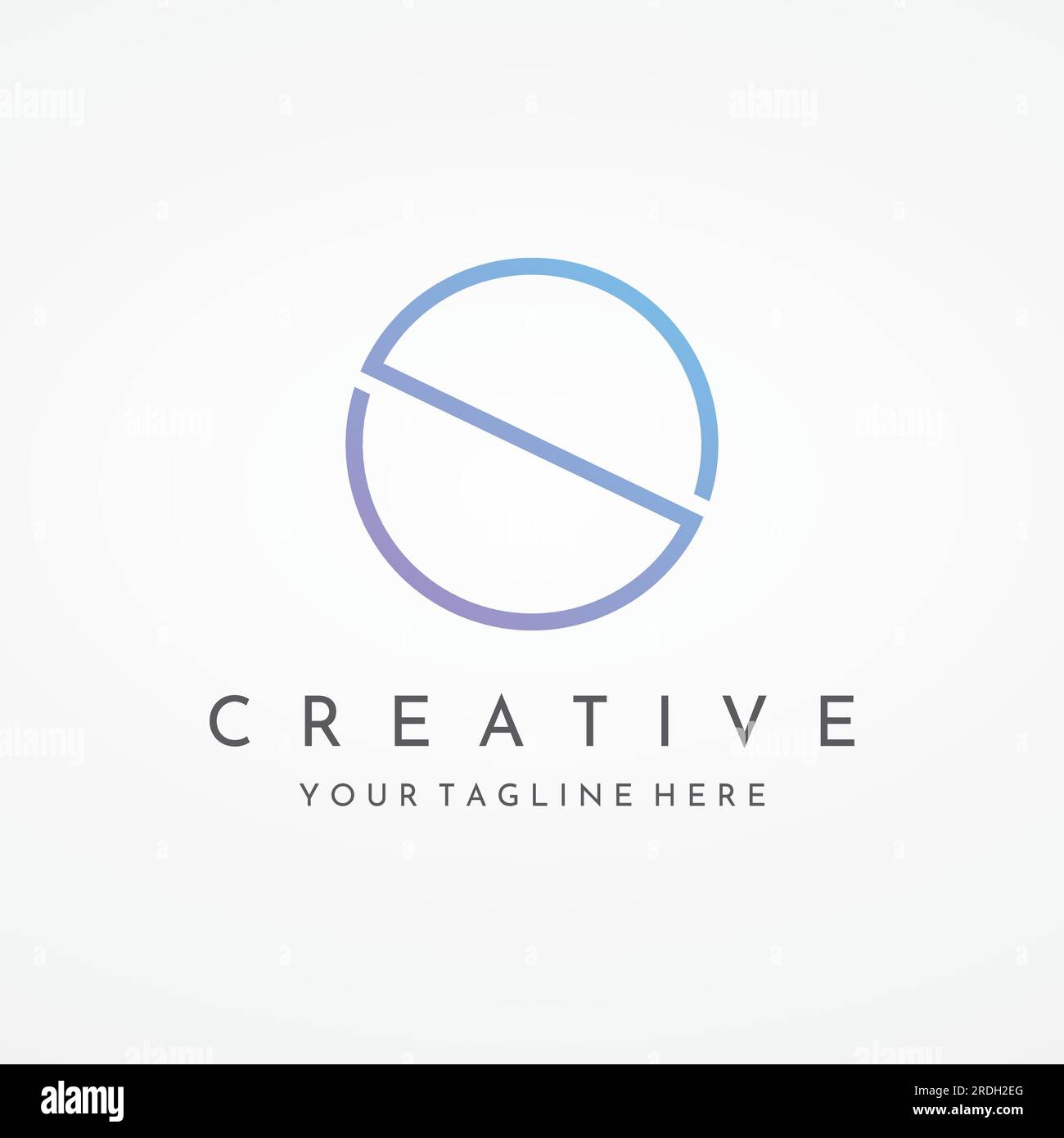 Abstract logo elements Initial letter O.Symbol of minimalist and modern ...