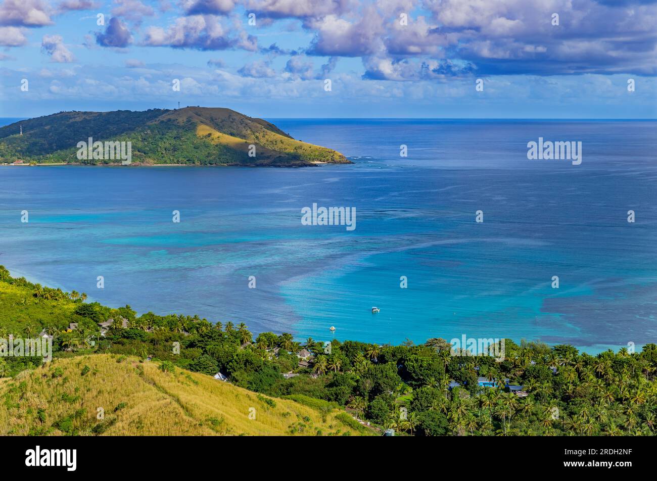 Nacula island top view hi-res stock photography and images - Alamy