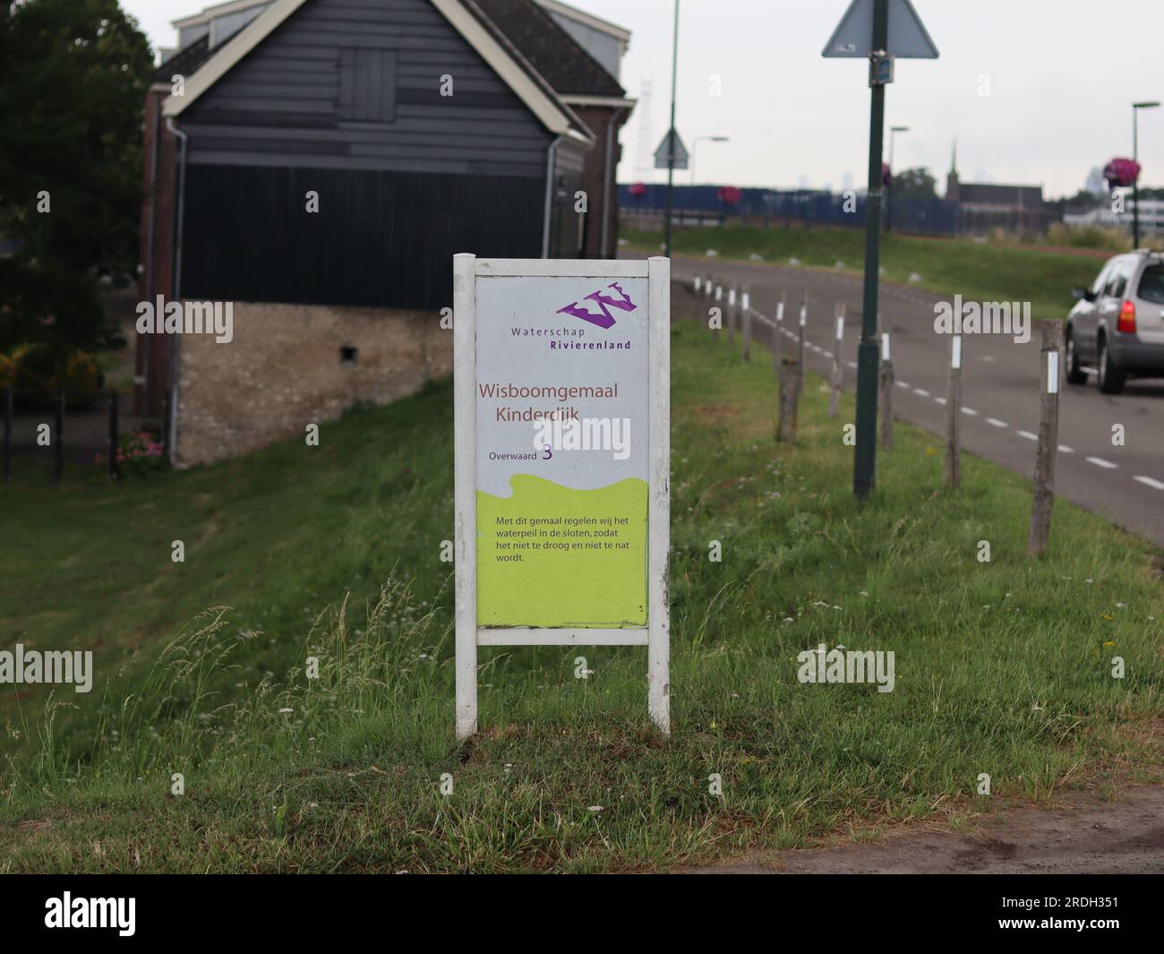 Kinderdijk world heritage sign hi-res stock photography and images - Alamy