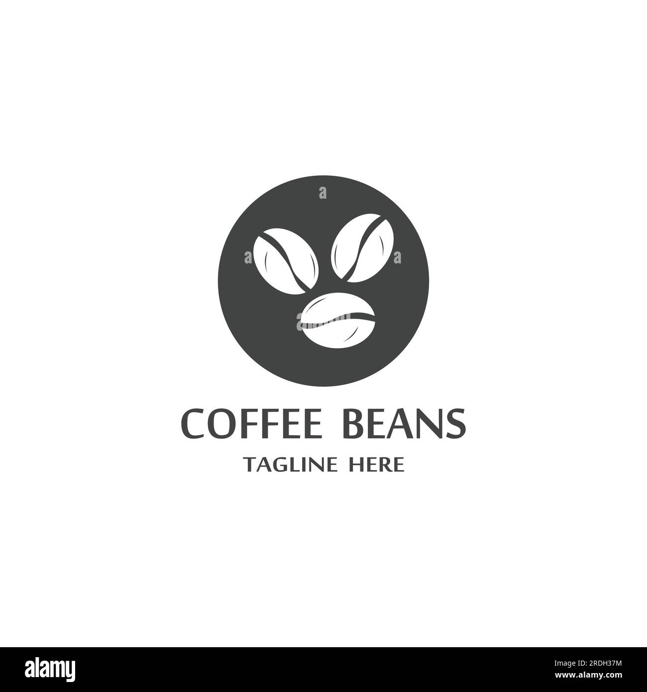 Coffee Bean Icon Vector